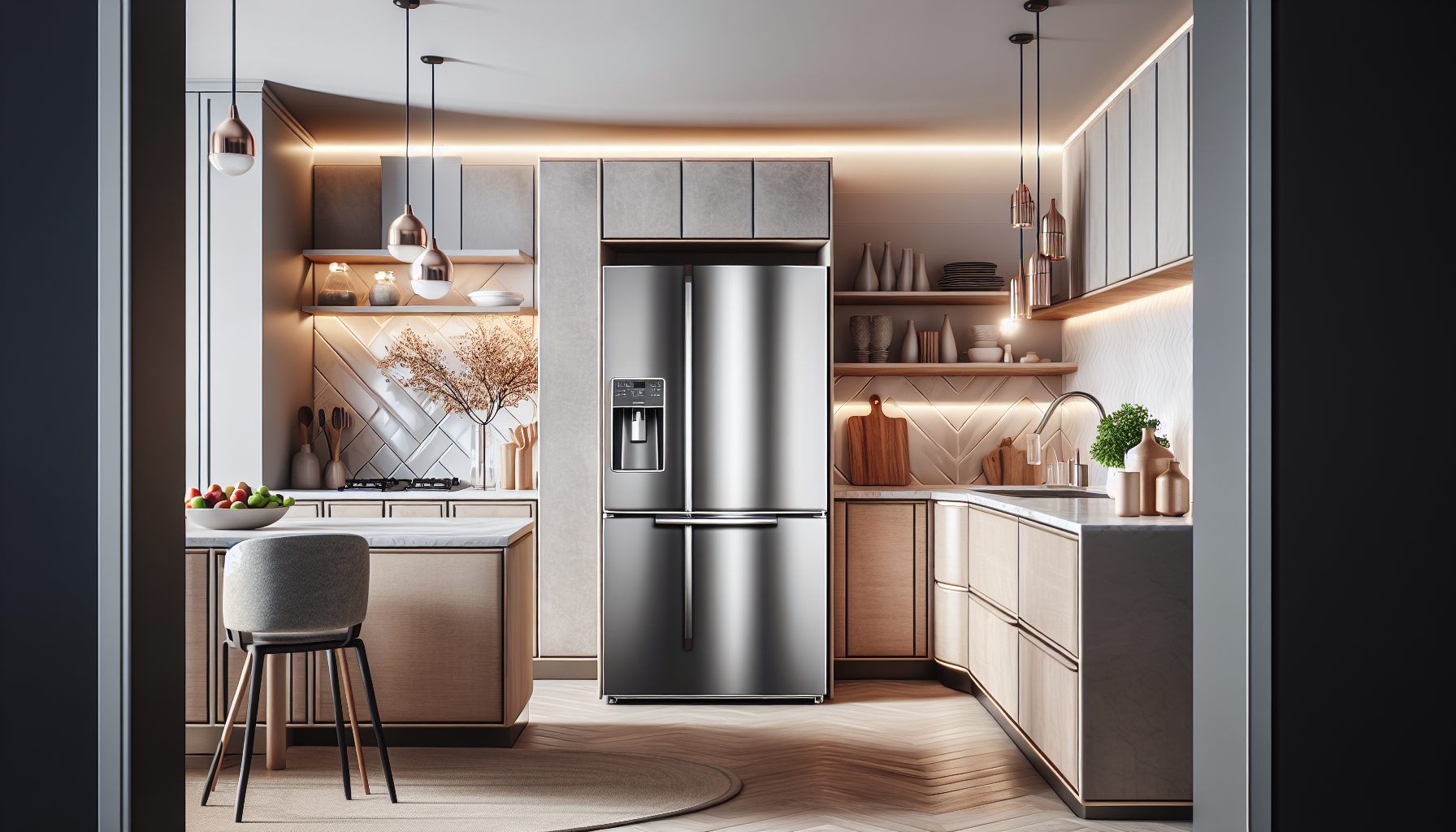 Gwyneth Paltrow's Chic Modern Take on the 'Invisible Fridge ...